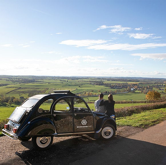 Louez une Citroën 2CV avec Bourgogne Chic près de Dijon & Beaune